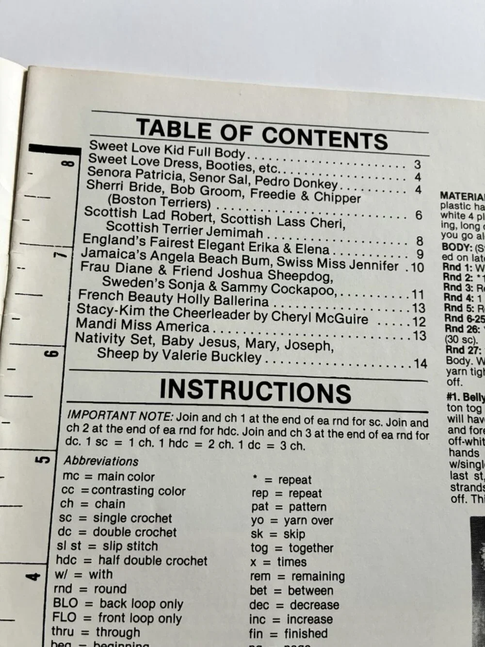 Other | Vintage 1984 Sweet Love Kids Around The World Crochet Pattern ...